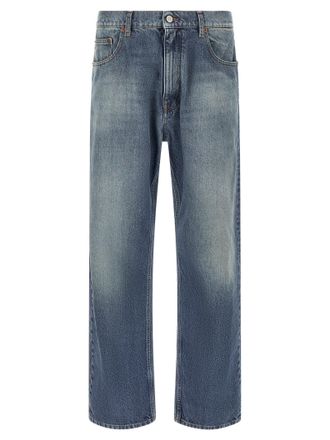 Maison Margiela Straight-Leg Cotton Jeans - Blue
