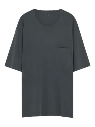 Christophe Lemaire T-Shirt mit aufgesetzter Tasche - Grau