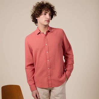 Bexley Sylvien - Chemise homme corail