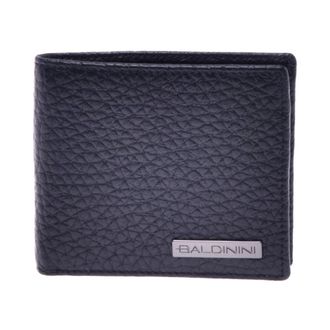 Baldinini Homme, Accessoires, Noir, Taille: ONE Size Portefeuille en cuir foulonn&eacute; noir