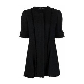 Proenza Schouler Schwarze Tweed-Jacke aus Baumwolle f&uuml;r den Alltag - - Dresses - Damen - Schwarzk - S
