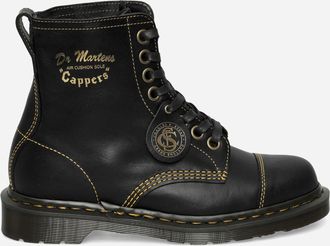 Dr. Martens 1460 Cappers Classic Calf Leather Lace Up Boots Black