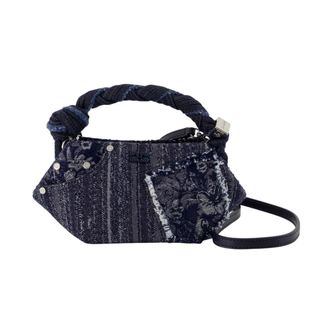 Ganni Mini Bou Bag - Femme - Sacs - Bleu - Taille: ONE Size