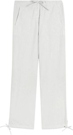 Aspesi Femme, Pantalons, Blanc, Taille: 38 FR Pantalon en popeline de coton teint en pi&egrave;ce