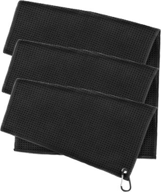 Pretyzoom 3st&uuml;cke Mikrofaser-golfballhandtuch Atmungsaktives Trockentuch Tragbares Golfzubeh&ouml;r Mit Schnalle F&uuml;r Outdoor-Sportarten Und Golfspiele