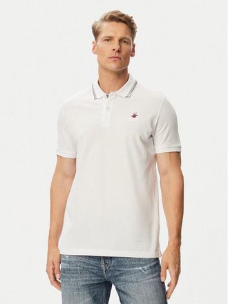 Beverly Hills Polo Club Poloshirt P-SS26M-P450111 Wei&szlig; Regular Fit