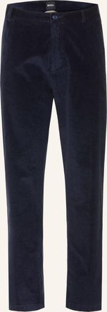 HUGO BOSS Cordhose Kane Extra Slim Fit blau