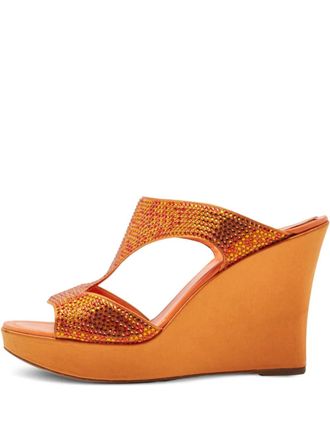 Rene Caovilla Sandalen 100mm - Orange