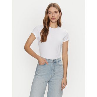 Calvin Klein T-Shirt K20K208049 Weiß Slim Fit