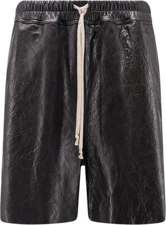 Rick Owens Homme, Shorts, Noir, Taille: L Leather Shorts