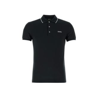 Ermenegildo Zegna Homme, Tops, Noir, Taille: S Polo Classique pour Homme