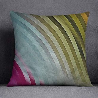 Bonamaison Le Jardin du Lin Kissenhüllen, Cotton, Mehrfarbig, 45x45