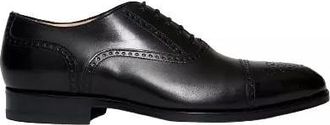 Ortigni Black Leather Lace-Up - Gr. 39,5 (EU) - in Schwarz