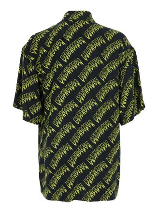 Balenciaga Mens Shirt Creeper Viscose Yellow