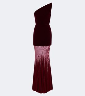 DAVID KOMA Robe aus Samt