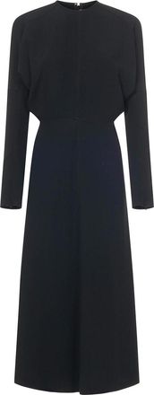 Victoria Beckham Knielanges Kleid - Schwarz