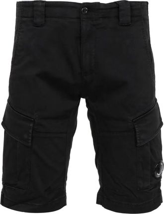 C.P. Company C.p. Company, Homme, Shorts, Noir, Taille: XL Stretch Sateen Cargo Shorts