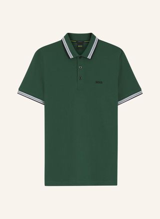 HUGO BOSS Piqu&eacute;-Poloshirt Paddy Curved Regular Fit gruen