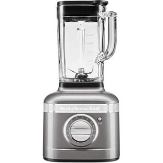 KitchenAid Blender K400 - Bol en verre de 1,4 L - Mixeur &eacute;lectrique pour smoothie - Smoothie maker - Puissance 1200 W - 3 programmes pr&eacute;r&eacute;gl&eacute;s et 5 vitesses - Gr