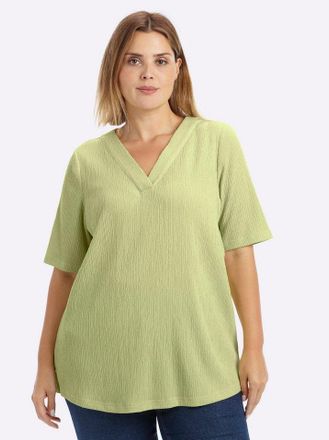 Sheego Klassische Bluse Halbarm-Bluse Kurzarm