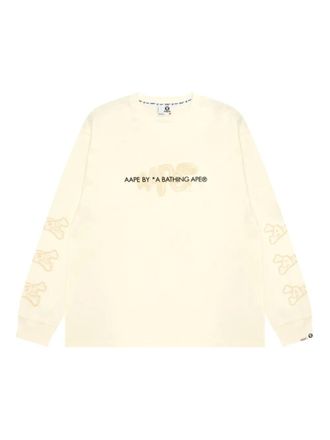 Aape By A Bathing Ape t-shirt imprimé à manches longues - Tons neutres