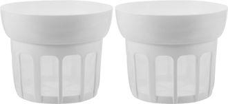 Cabilock 2St Joghurt-Separator Saftsieb Anlasser Nudelsieb Sieb für Joghurt Filter käsebereiter cheesemaker Milch Strainer werkzeug griechisches -Sieb feinmasc