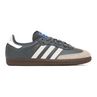 adidas Samba OG Grau Wei&szlig; Sneakers - - Sport - Herren - Grau - 46 EU