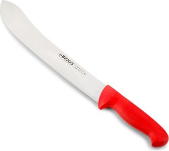 Arcos Fleischermesser Professionell - Edelstahlklinge 300 mm - Pr&auml;ziser Schnitt, Langlebig - Ergonomischer Griff, Polypropylen Rot - Serie 2900
