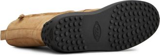Tod's Gommino Suede Lace-Up Boot - Caramel