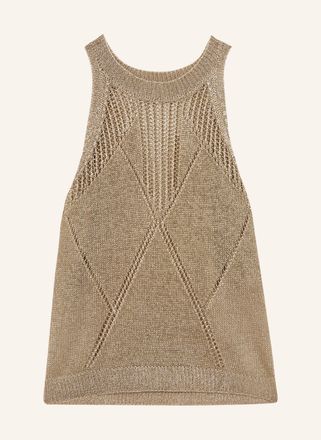 Reiss Reiss Stricktop Maia Mit Glitzergarn gold