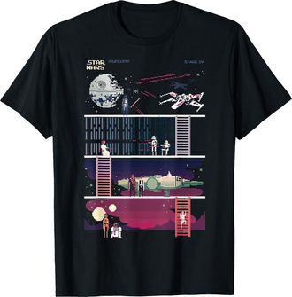 Star Wars A New Hope 8-Bit Game T-Shirt