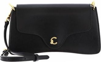 Coccinelle Cuir sac à épaule bandoulière pochette C-Me Calf Hi-Tech Crossbody Bag Noir