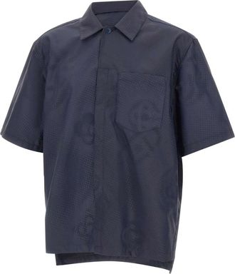 Casablanca Homme, Chemises, Bleu, Taille: L Short Sleeve Chemises