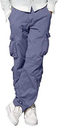 Matchstick Pantalons Cargo pour Hommes 3357(3357 Gris bleut&eacute;,35.5W x 32L,XL/34)