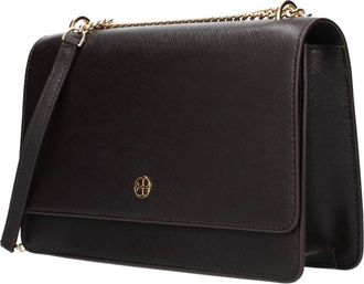 Tory Burch Leather Crossbody Bag - Black