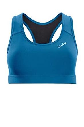 Winshape Functional Comfort Soutien-Gorge de Sport Sb102c avec Coussinets Amovibles, Vert Sarcelle, s Femme
