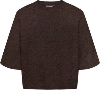 Only Carmakoma Strickpullover CARSIMONI 3/4 PULLOVER KNT NOOS Materialmix, regular fit