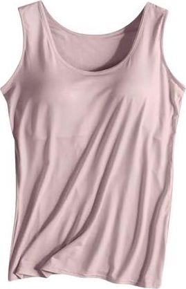 Generic D&eacute;bardeur pour femme avec coupe ample - Haut de sport avec soutien-gorge int&eacute;gr&eacute; - Yoga - Haut d&eacute;t&eacute; - Col rond - L&eacute;ger - Gilet stretch - &Eacute;l&eacute;gant - D&eacute;b