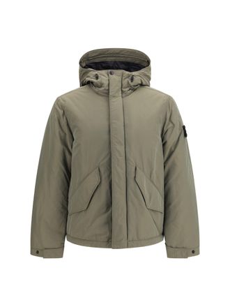 Stone Island Mens Padded Micro Twill Jacket Military Green Inner: Polyester