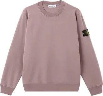 Stone Island Homme, Sweatshirts et sweats &agrave; capuche, Violet, Taille: L Cotton Fleece SweaT-shirt