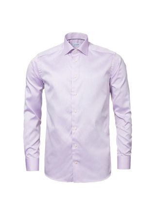 Eton Signature-Twill-Hemd Contemporary Fit lila