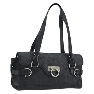 Ferragamo Pre-owned Leder Handtaschen - - Pre-owned - Damen - Schwarzk - ONE SIZE