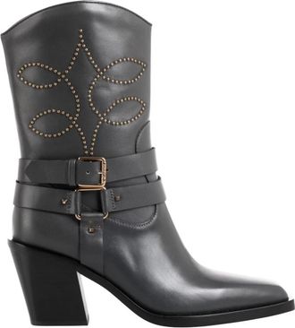 Marc Cain Western Ankle Boot - - Shoes - Damen - Grau - 37 EU