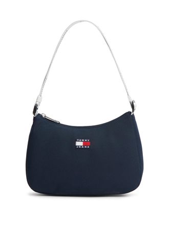 Tommy Jeans Schultertasche TOMMY JEANS TJW ESS DAILY SHOULDER BAG, Damen, Gr. B/H/T: 25cm x 18cm x 8cm, nachtblau, Textil, Taschen Schultertasche, Damen Umh&auml;ngeta