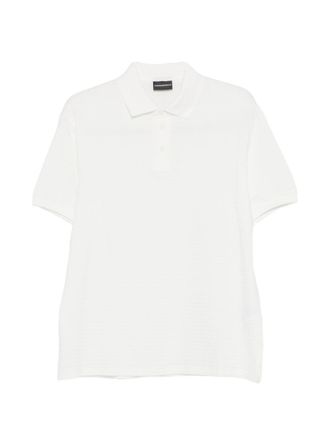 Emporio Armani Polo en coton &agrave; logo Emporio Armani