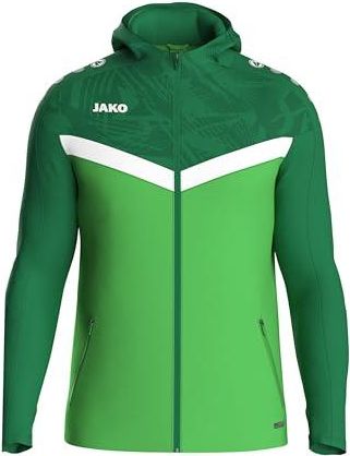 Jako Jako Veste à Capuche Iconic, Vert Clair/Vert Sport, m Homme
