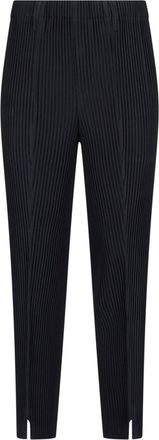Homme Pliss&eacute; Issey Miyake Pleated Straight-Leg Trousers