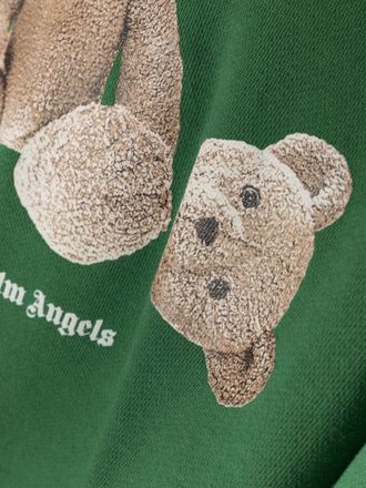 Palm Angels Bear Hoodie - Green