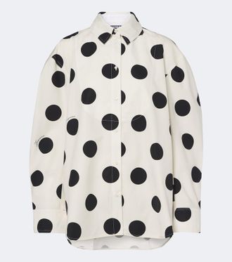 Jacquemus Chemise Citta en coton &agrave; pois