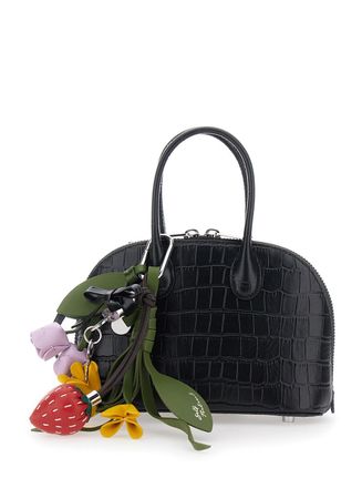 Self Portrait Toast Top Handle Bag - Black